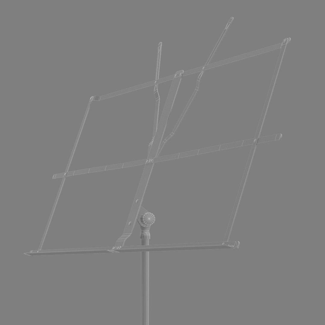 3d Model Music Stand