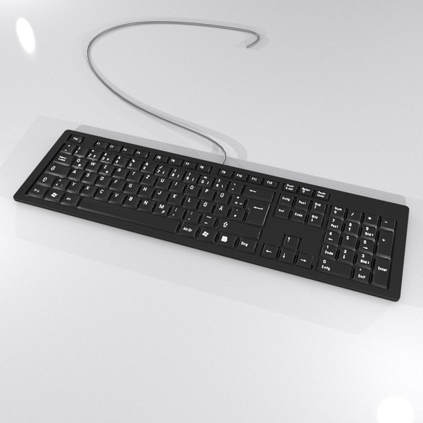 keyboard desktop 3d max