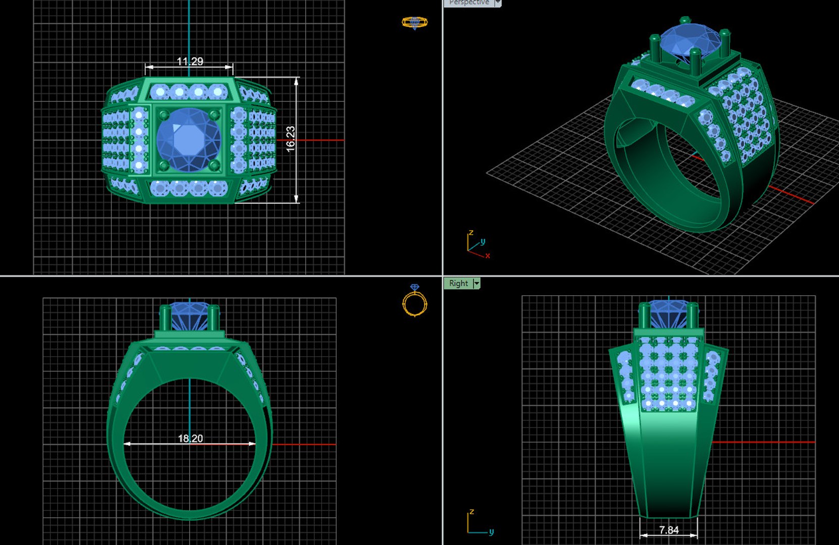 Ring 87 3D Model - TurboSquid 1943127