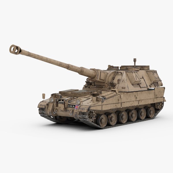 3d british challenger 2 mbt model
