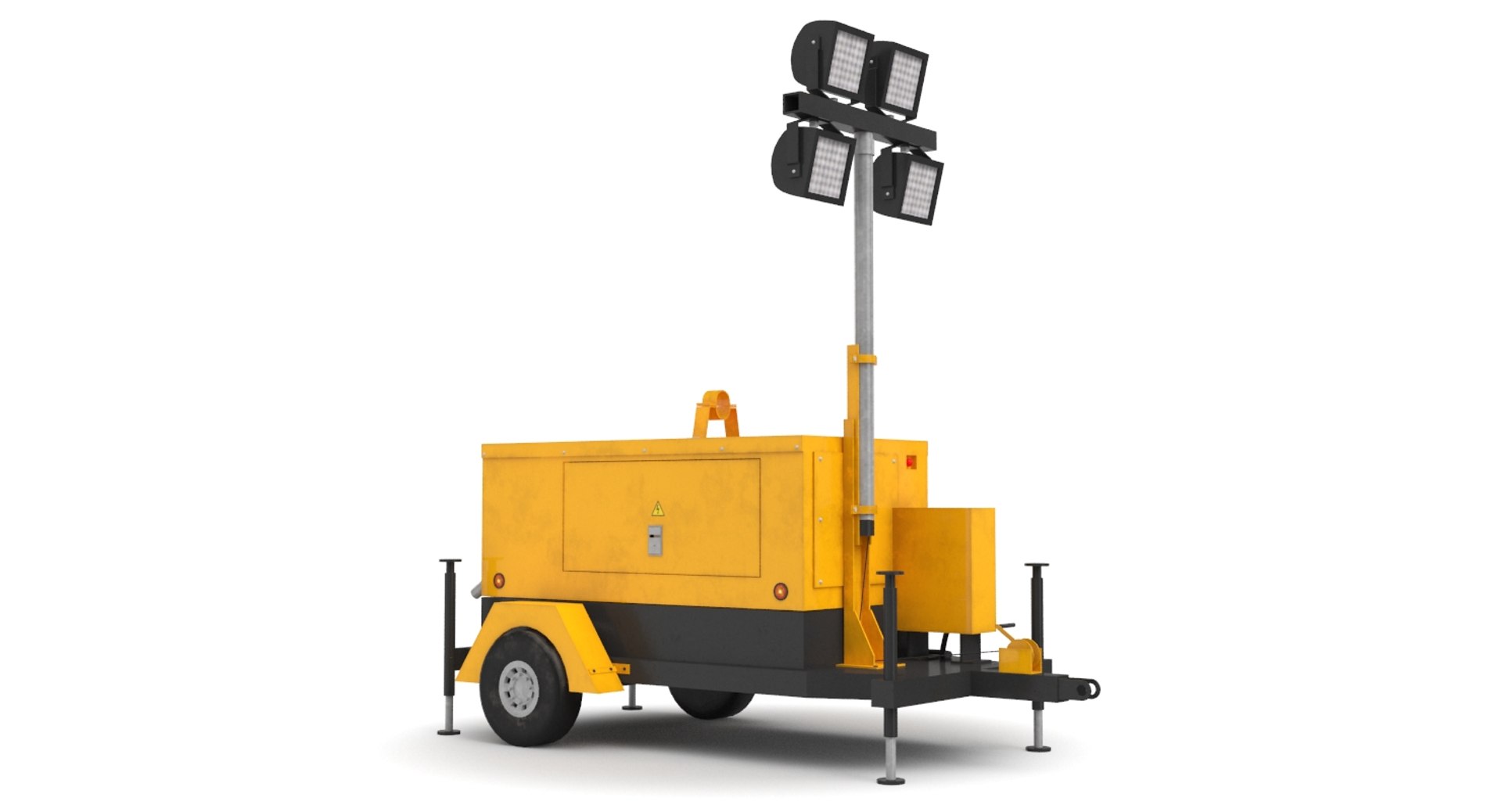 Real construction mobile lights 3D model - TurboSquid 1406044