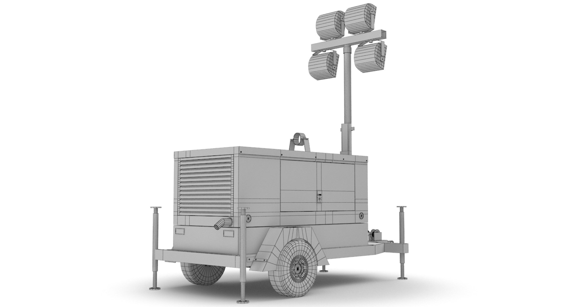 Real construction mobile lights 3D model - TurboSquid 1406044