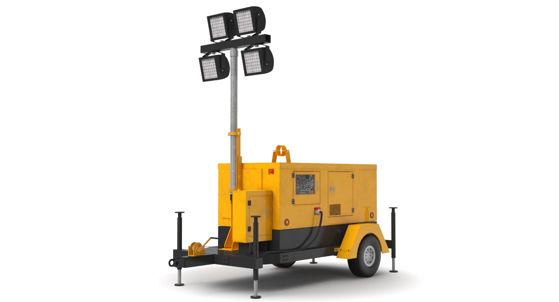 Real construction mobile lights 3D model - TurboSquid 1406044