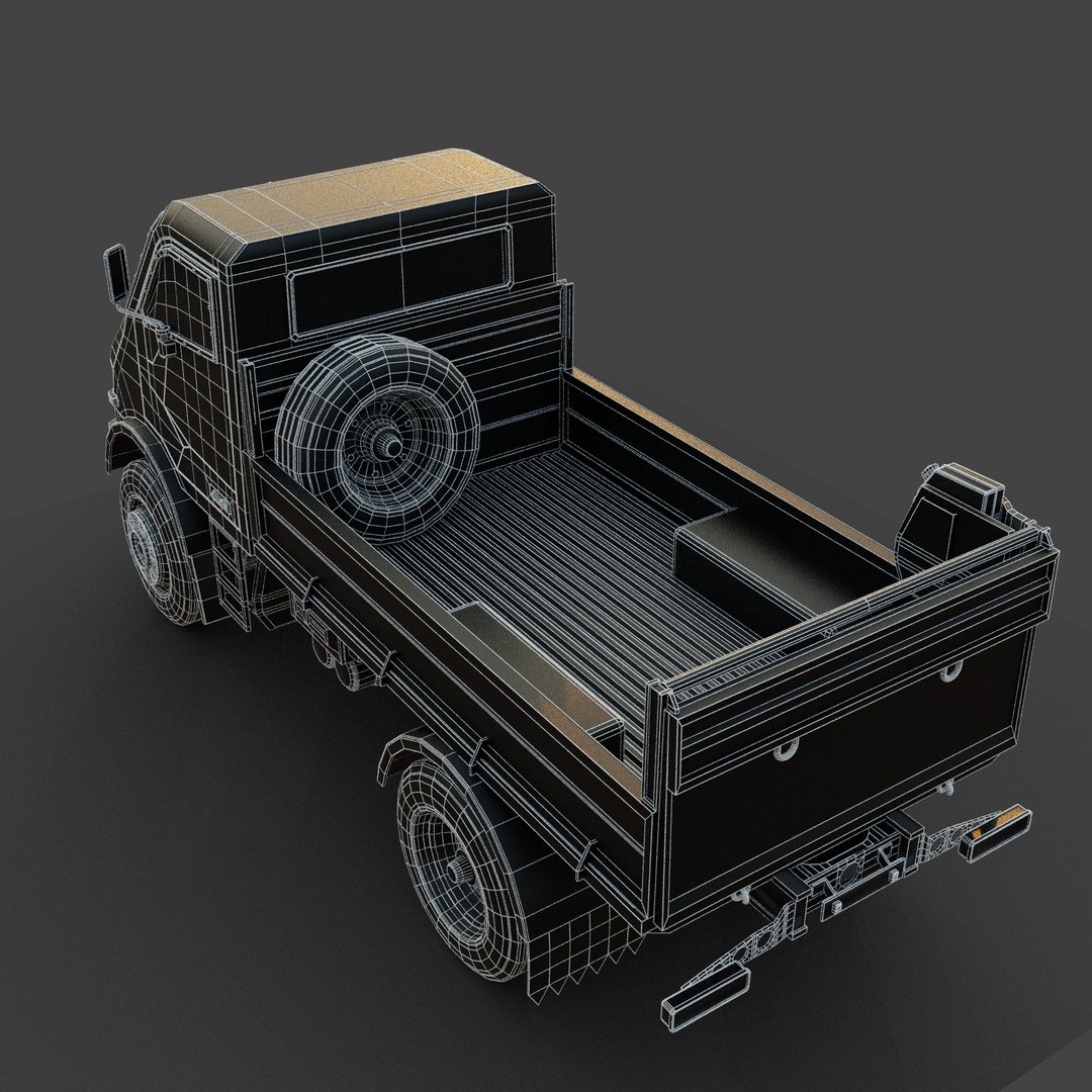 3D Pick Up Truck Model - TurboSquid 2000439