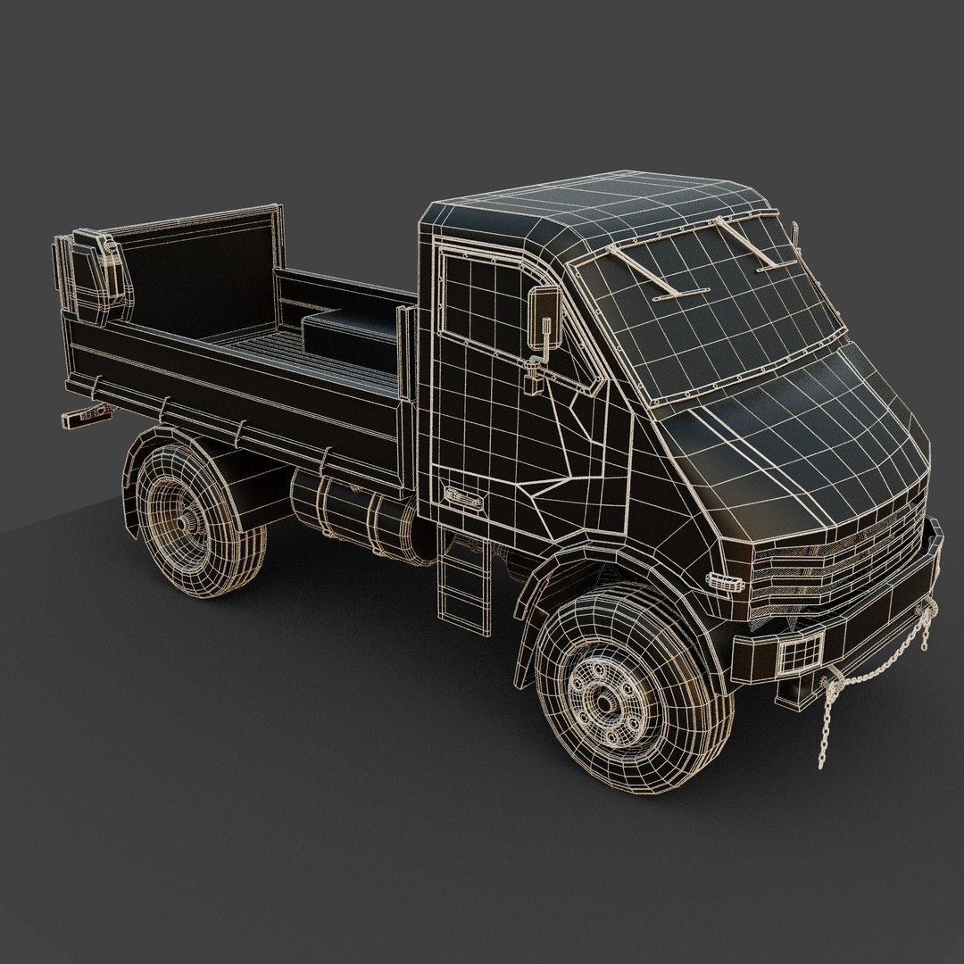 3D Pick Up Truck Model - TurboSquid 2000439