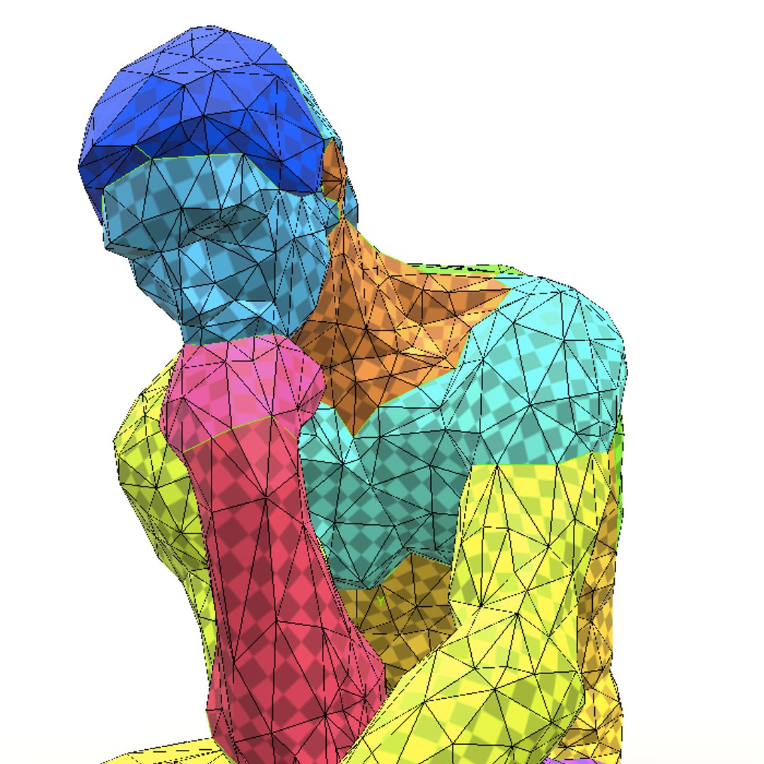 Sculpture Rodin Thinker 3d Obj