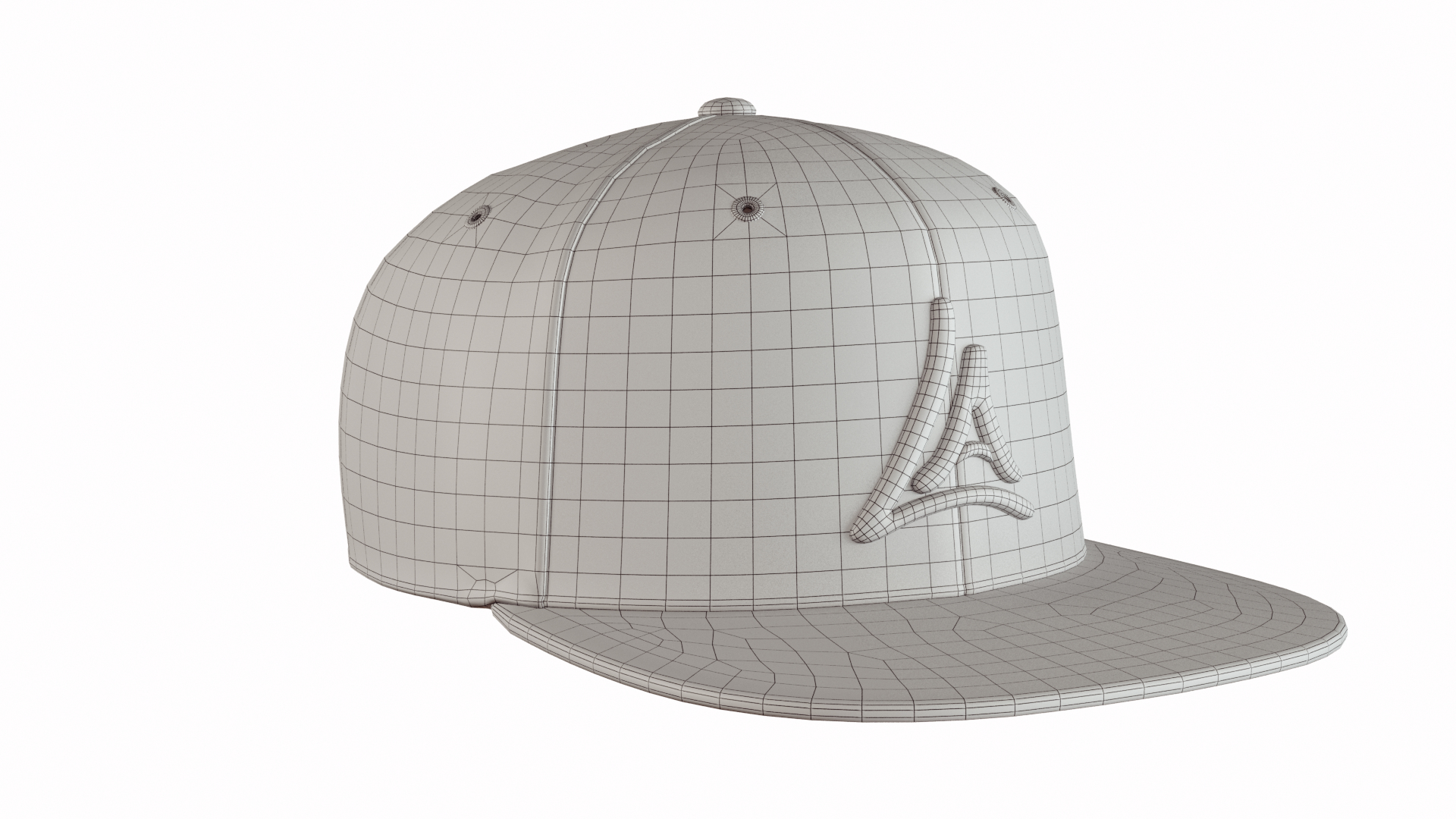 Snapback Cap Model - TurboSquid 1511053