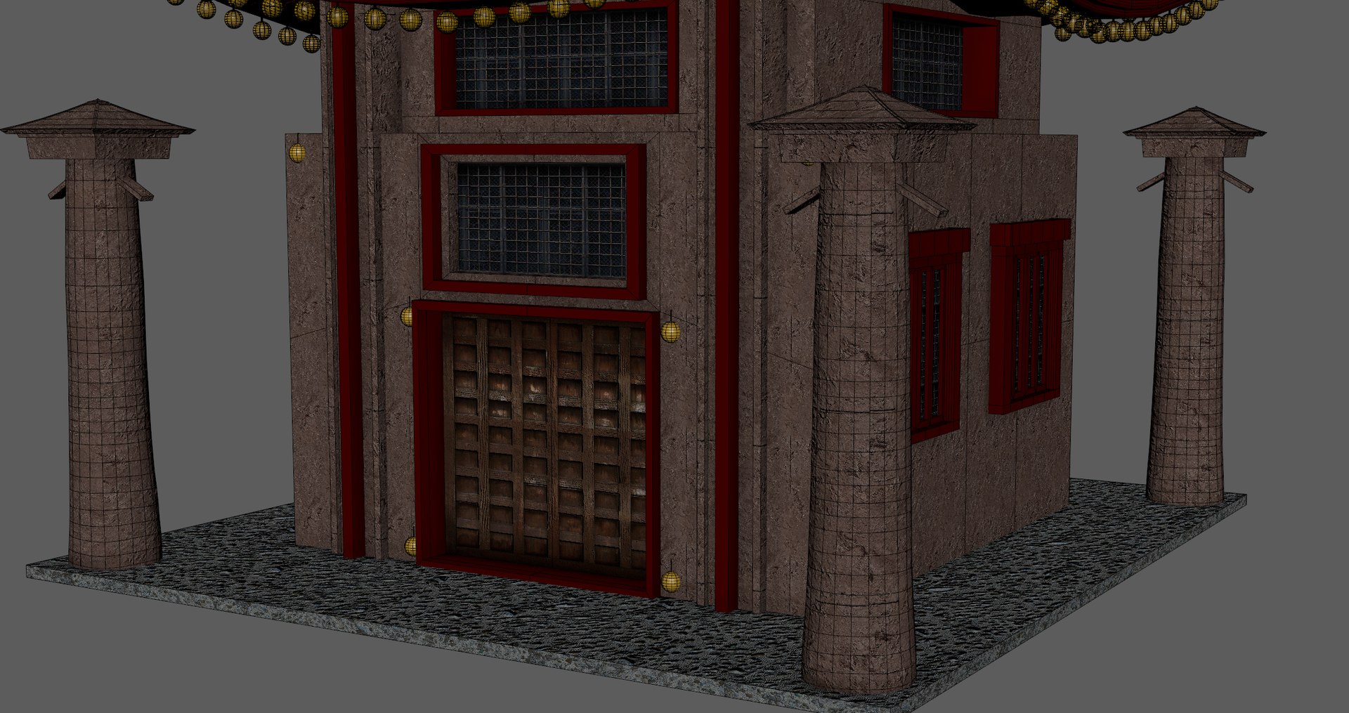 Free Asia Asian Building 3D Model - TurboSquid 1679121