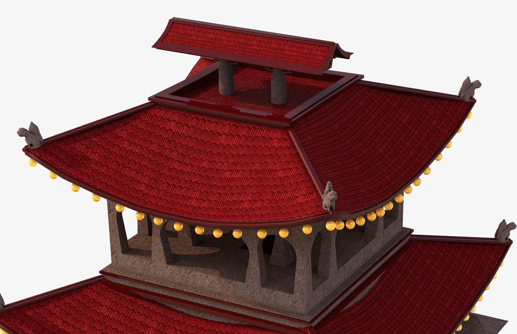 Free Asia Asian Building 3D Model - TurboSquid 1679121