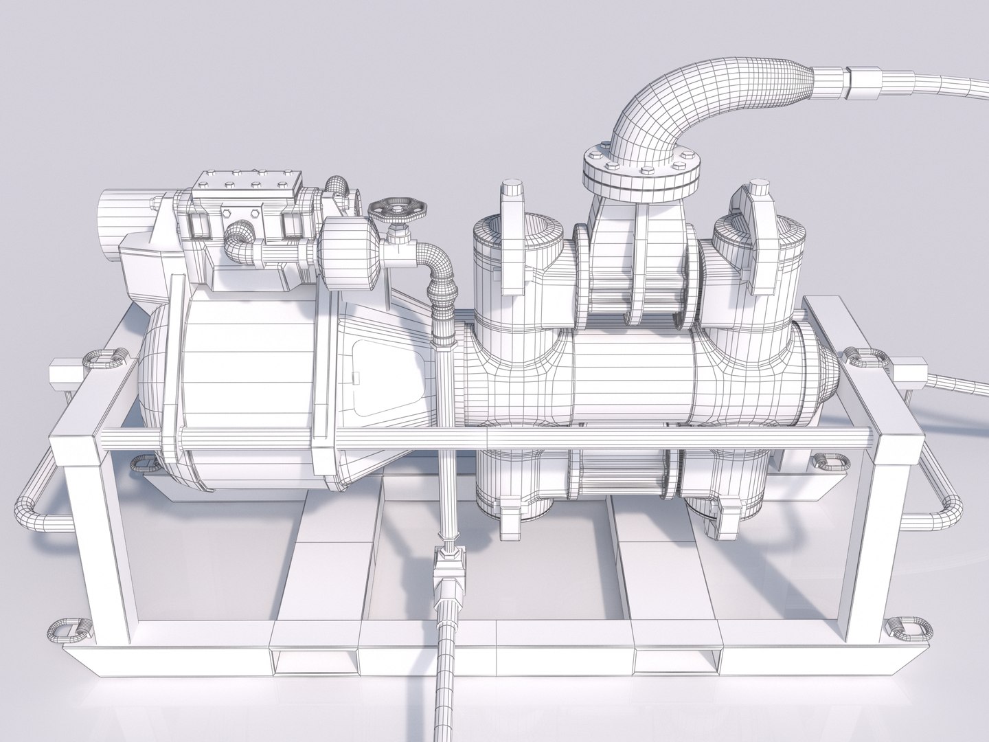 3d Model Mining Pump