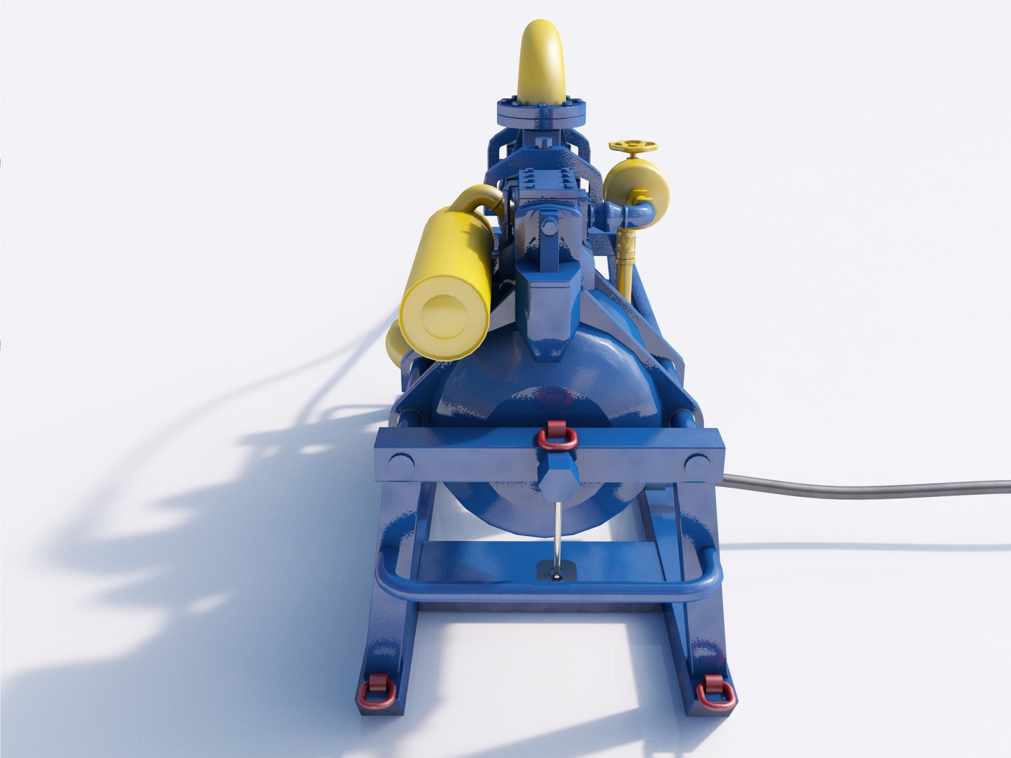3d Model Mining Pump