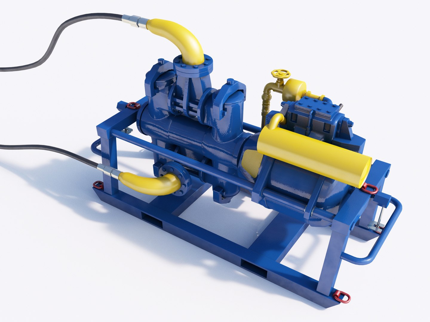 3d Model Mining Pump