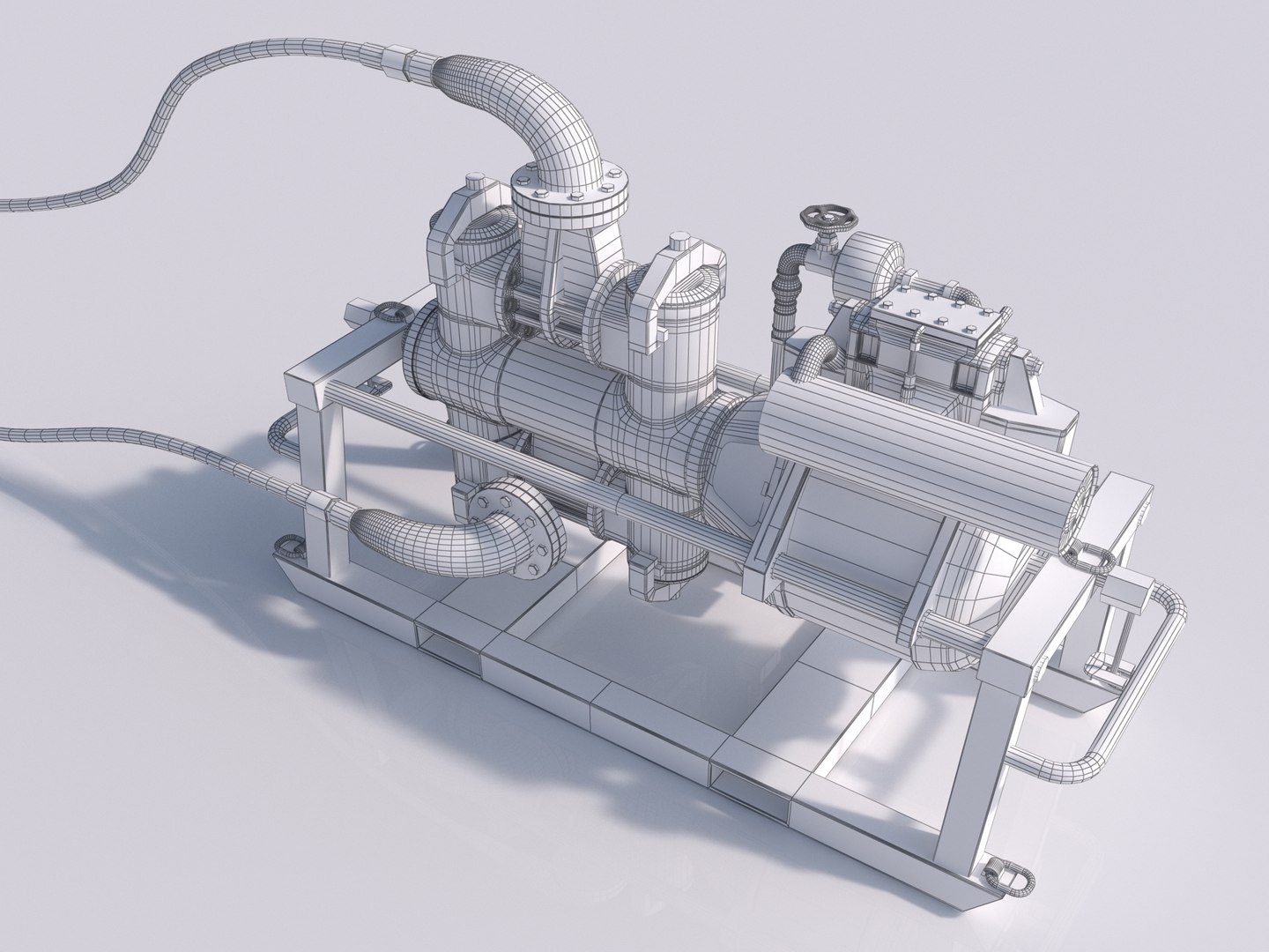 3d Model Mining Pump