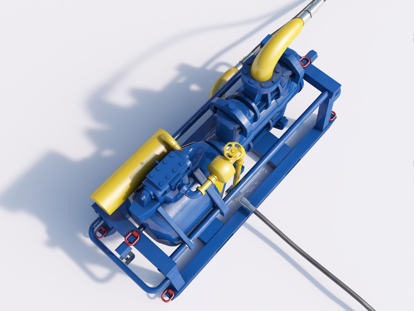 3d Model Mining Pump