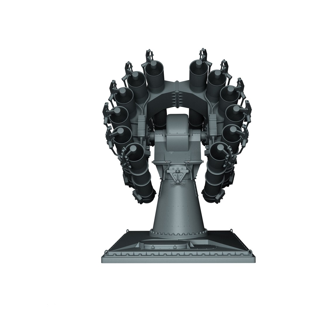 3D Model Russian Jet Bomb Launcher Rbu-6000 - TurboSquid 1872160
