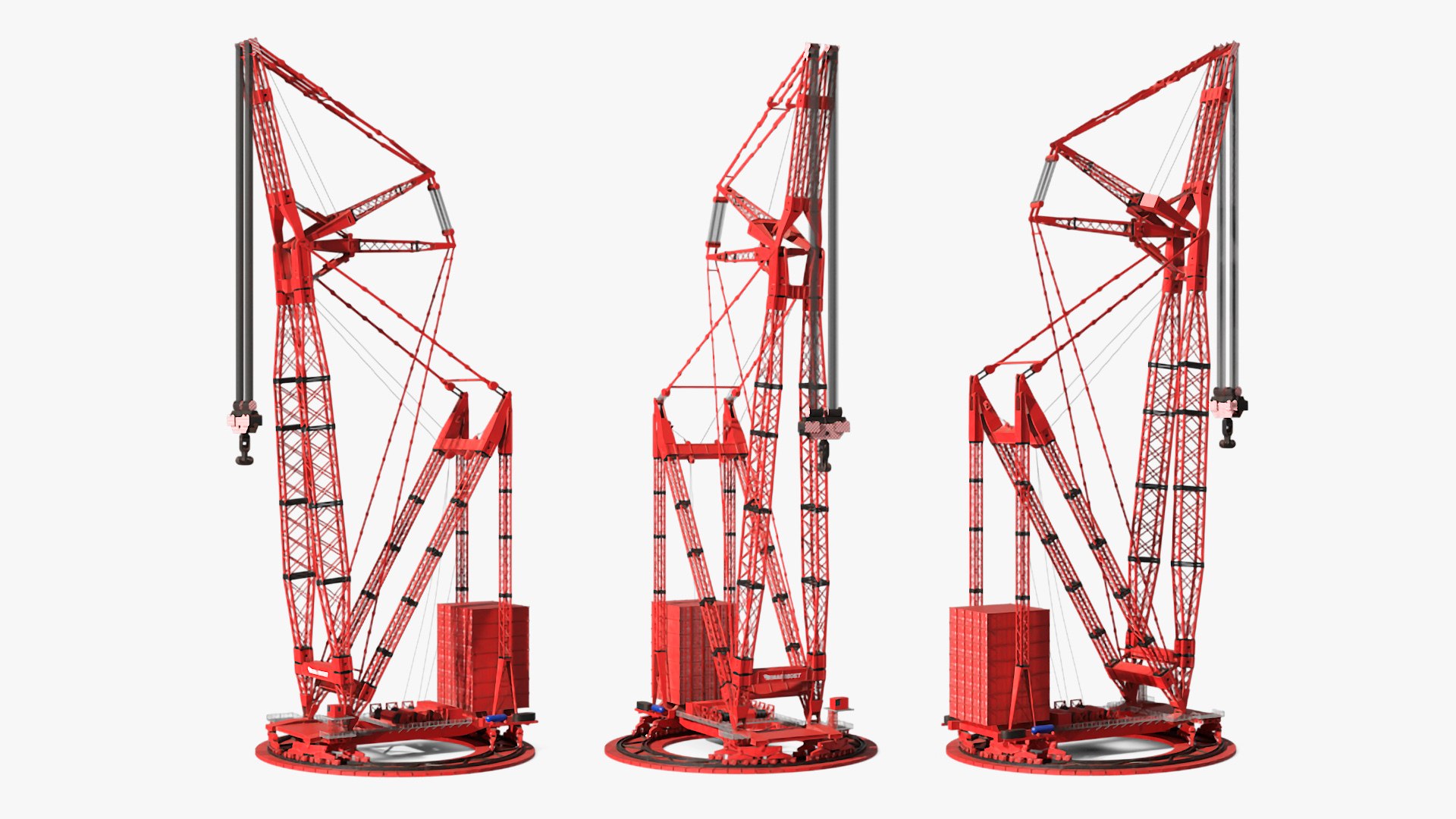 High Capacity Lift Crane Dirt 3D Model - TurboSquid 2323168