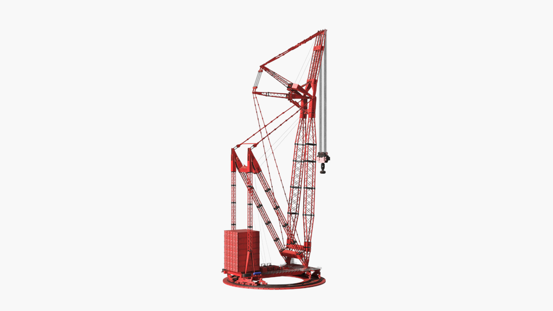 High Capacity Lift Crane Dirt 3D Model - TurboSquid 2323168