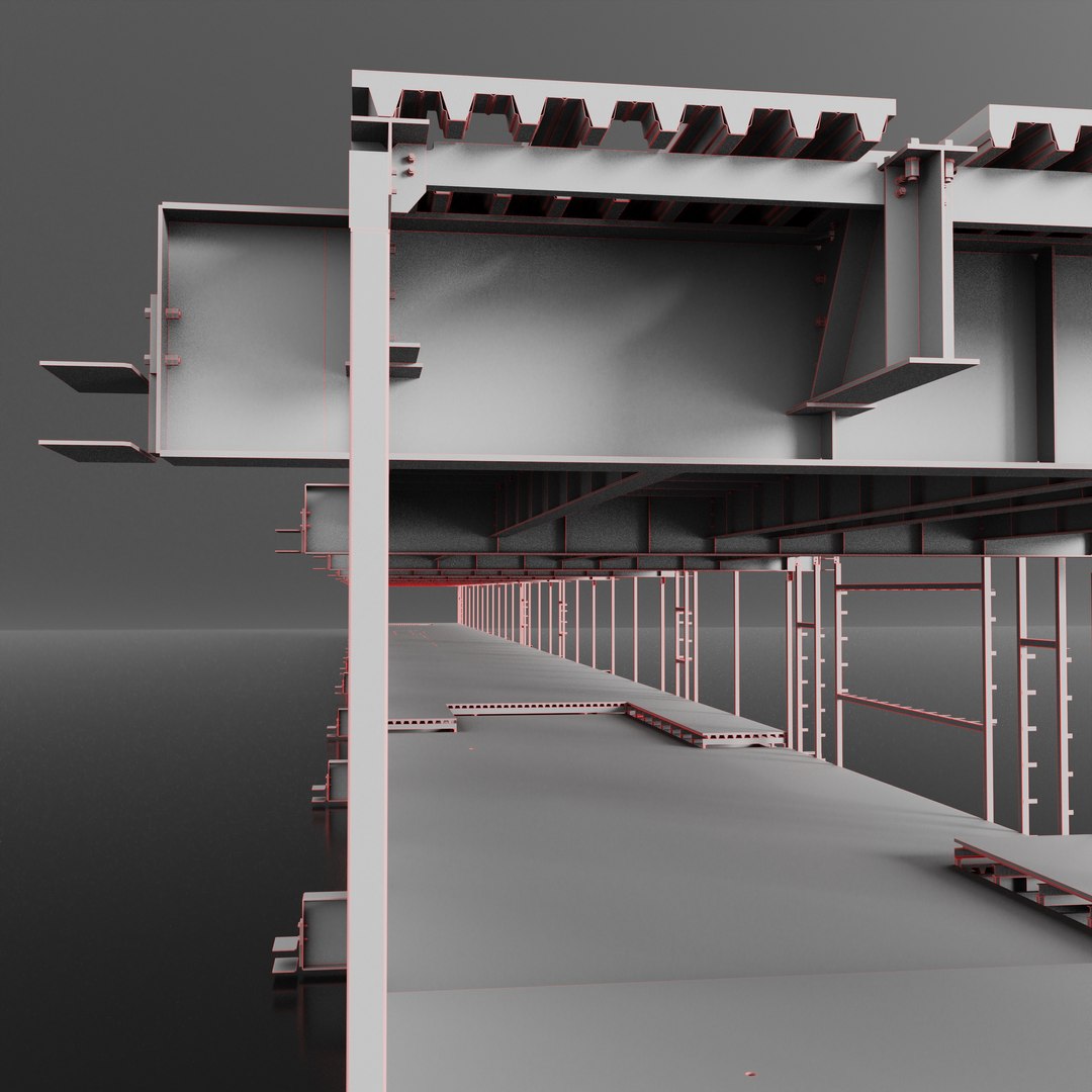 3D Industrial Metal Ramp Model - TurboSquid 2244859