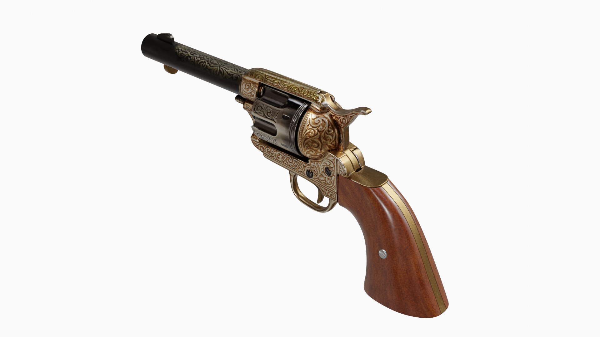 Pistol S Colt EUA 1886 3D Model - TurboSquid 2319733