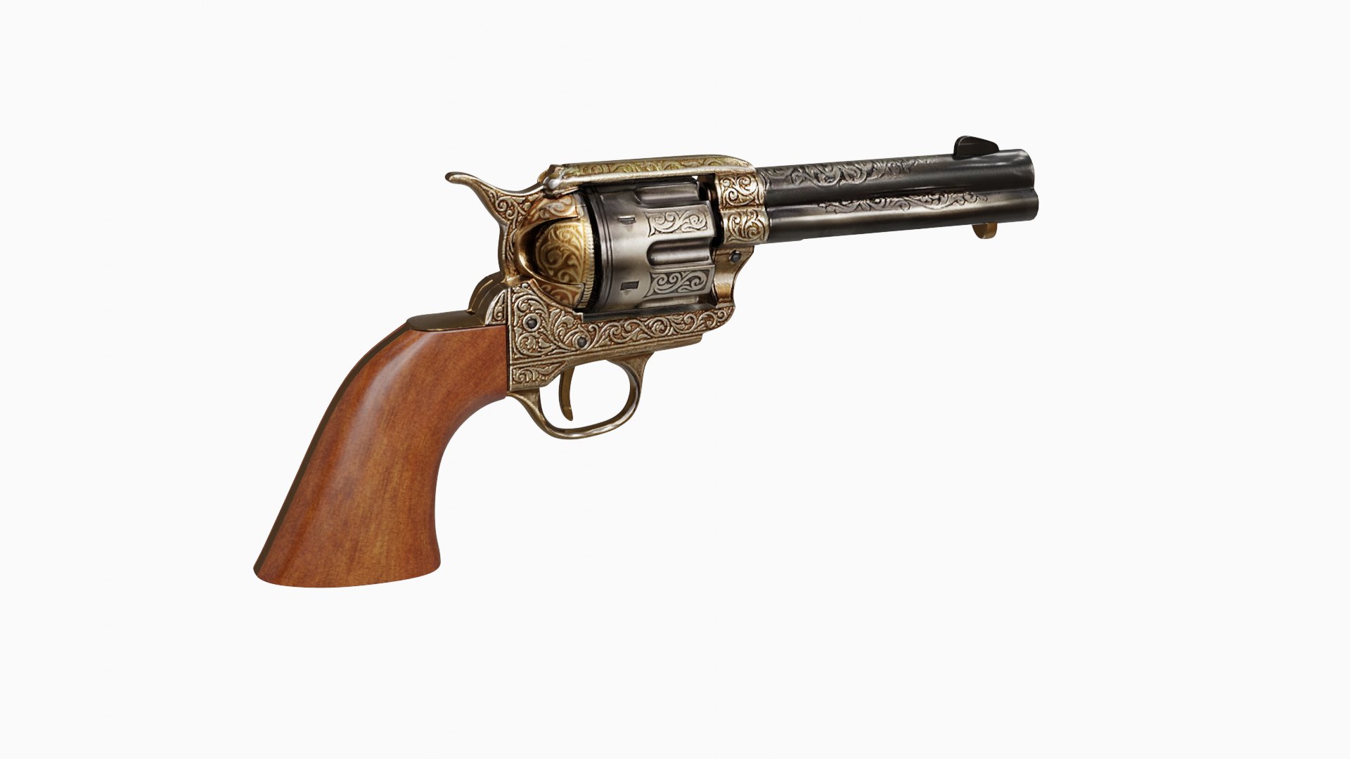 Pistol S Colt EUA 1886 3D Model - TurboSquid 2319733