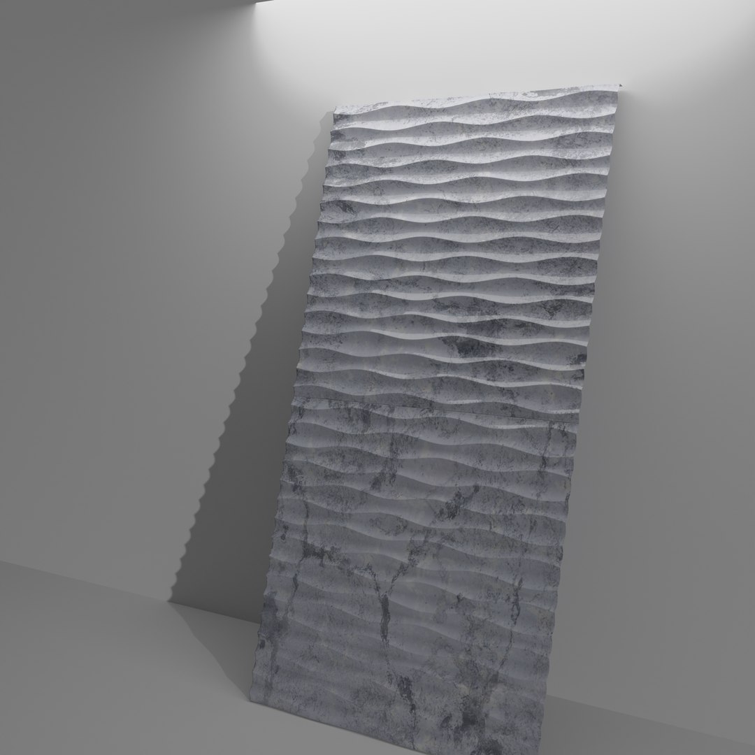 Wave Pattern 3D 3D Model - TurboSquid 2224392