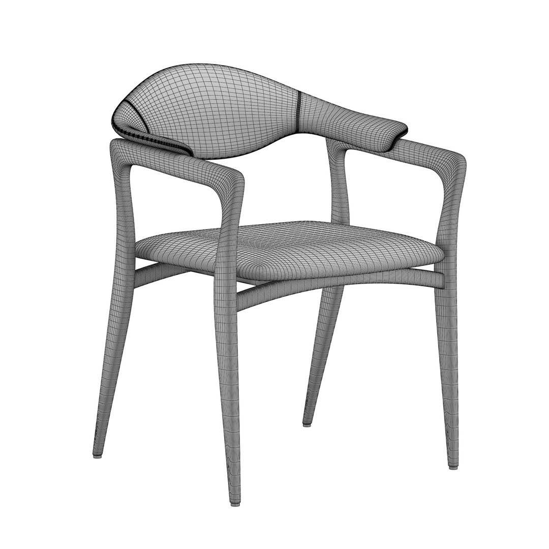 3D ROMINA CHAIR Model - TurboSquid 2188082