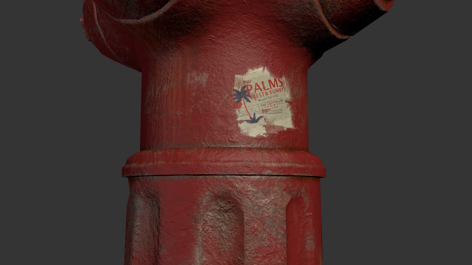 3D Red Fire Hydrant - TurboSquid 1861020