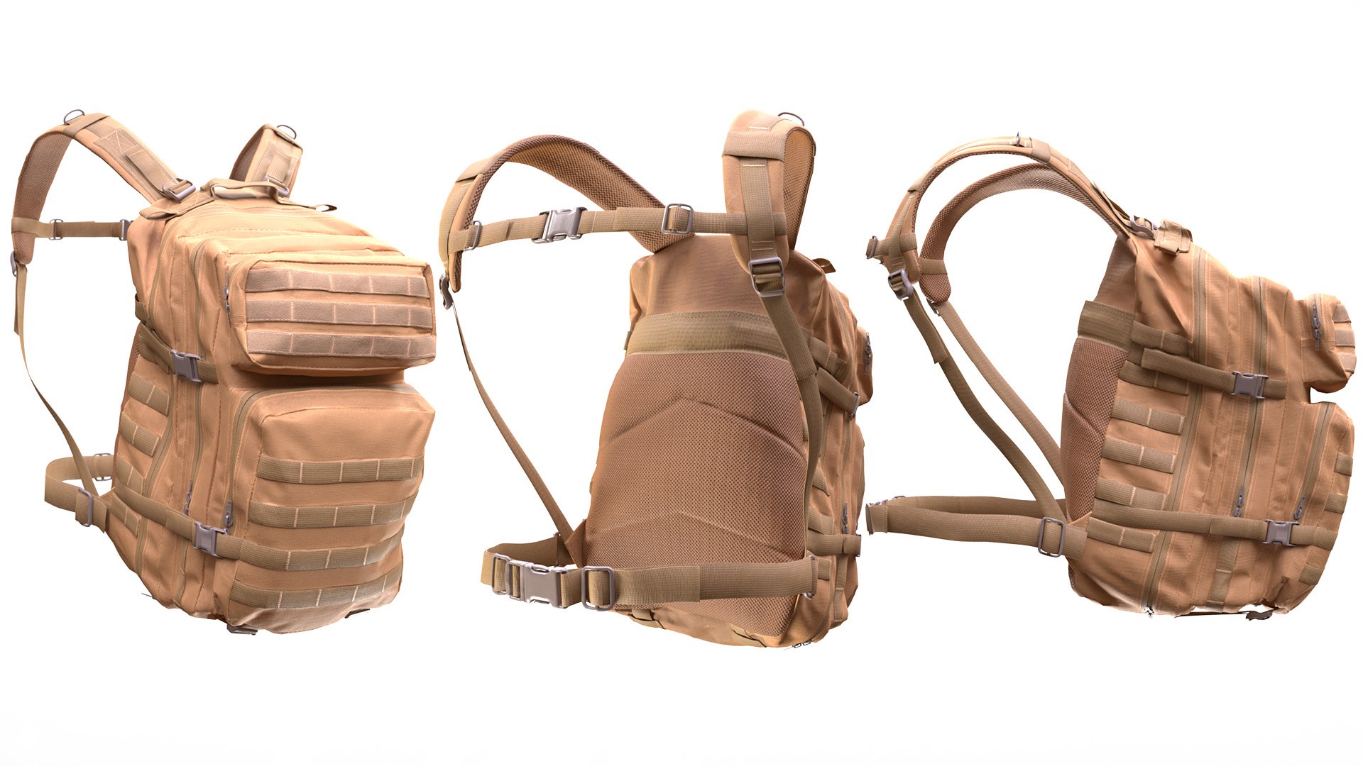 Tactical Backpack 13 - All MH Bodies And UE5 Skeletons - Rigged 3D ...
