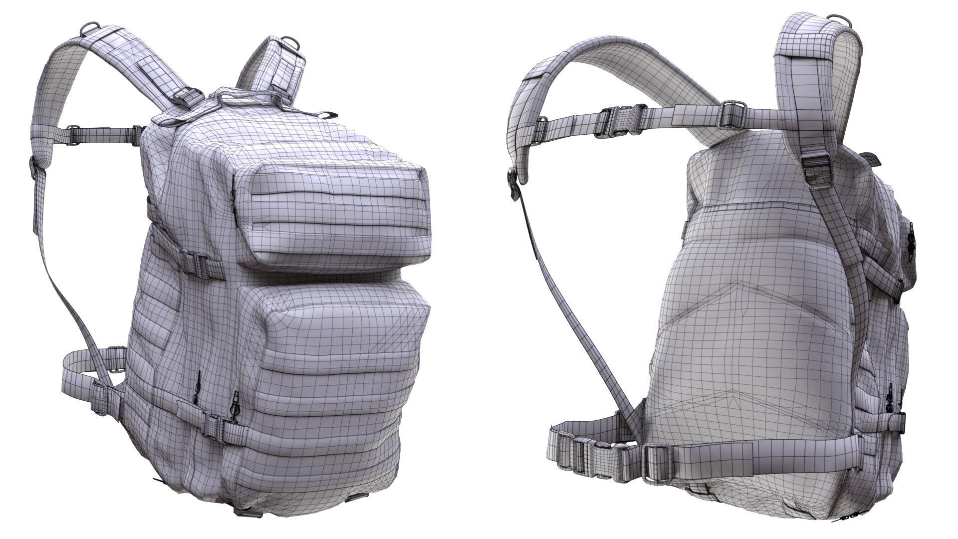 Tactical Backpack 13 - All MH Bodies And UE5 Skeletons - Rigged 3D ...