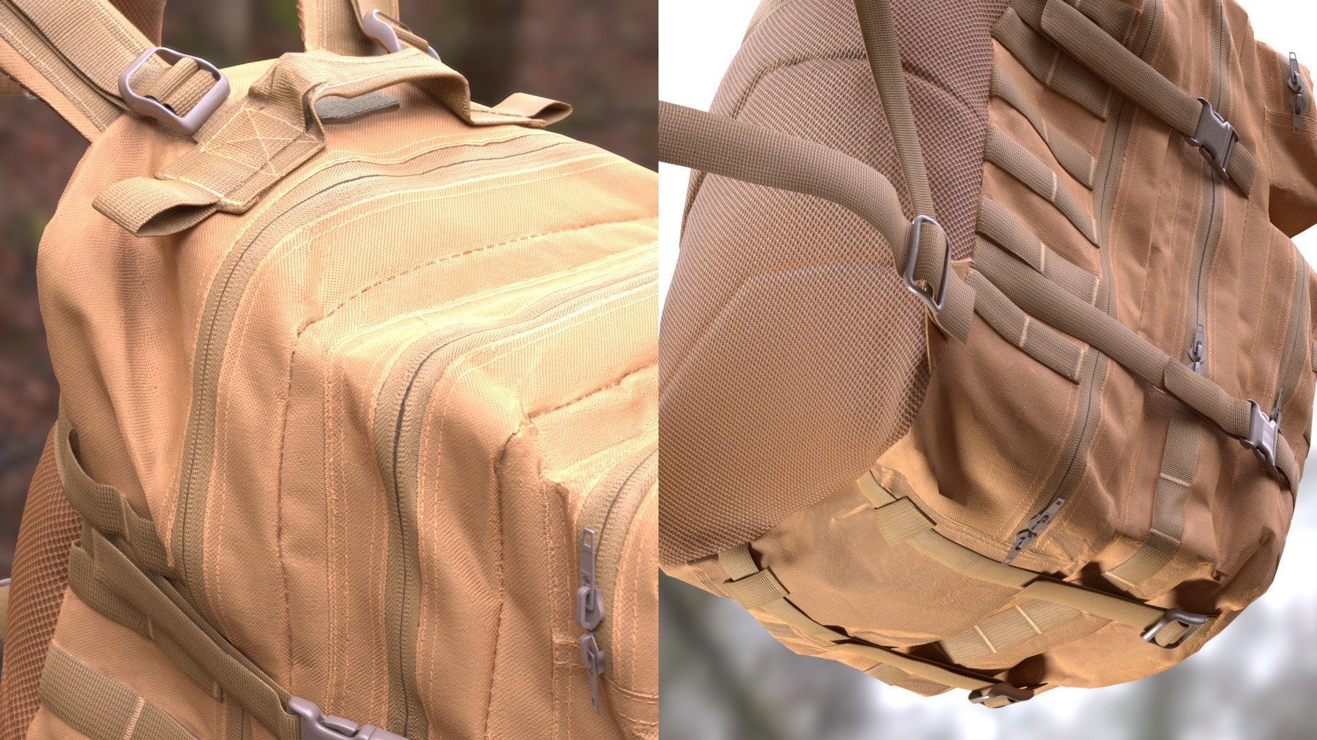 Tactical Backpack 13 - All MH Bodies And UE5 Skeletons - Rigged 3D ...