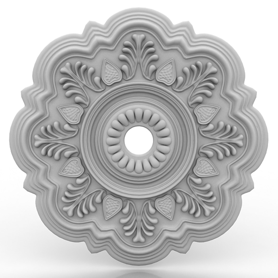 modelo 3d Medallon de techo 11 - TurboSquid 668872