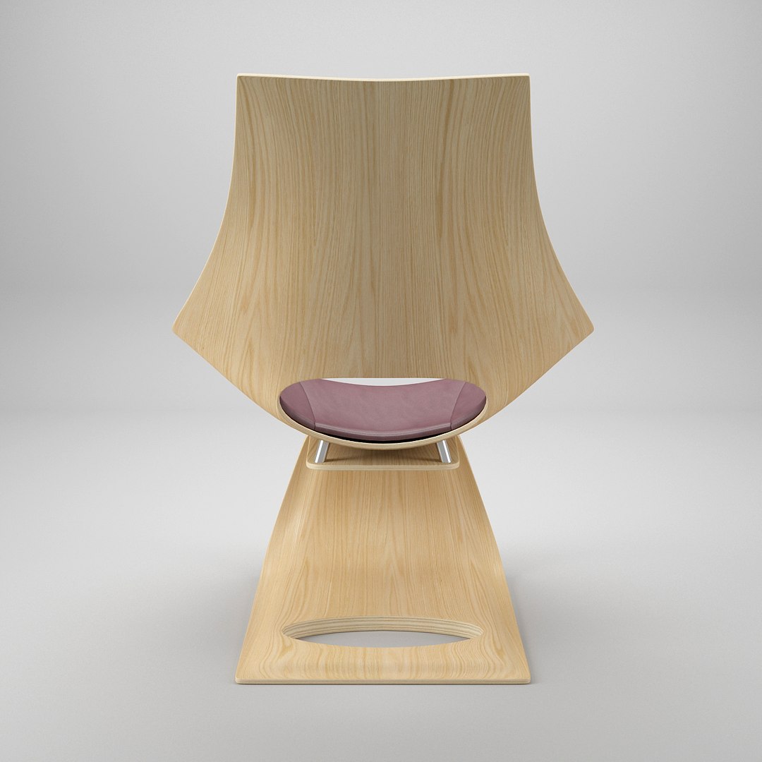 Chair Tadao Ando 3d 3ds