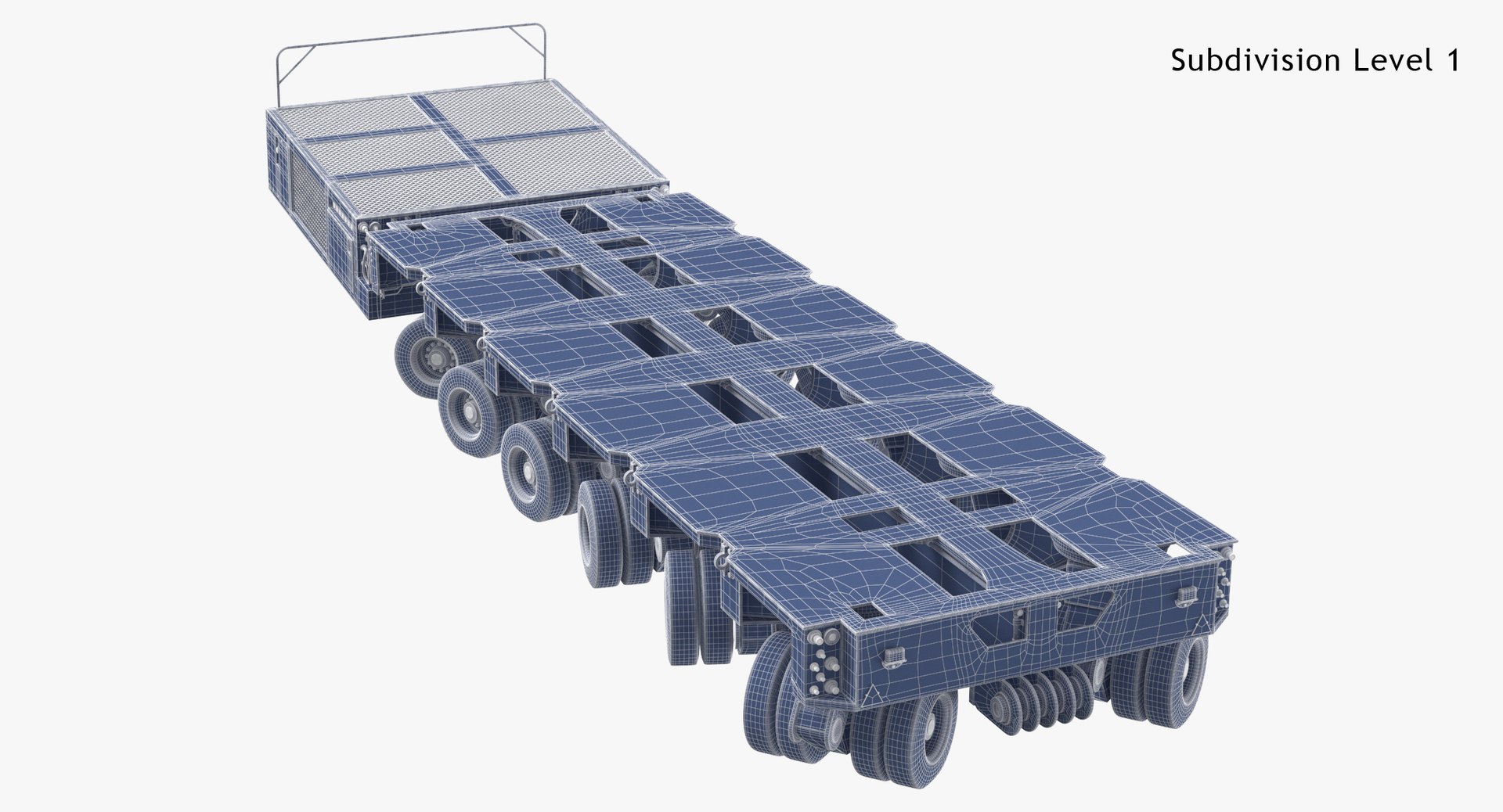 3D Model 6 Axle Lines Modular - TurboSquid 1652237