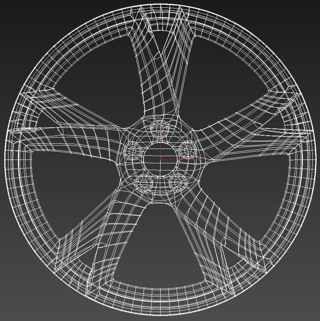 3D Car Rim Model - TurboSquid 1238845