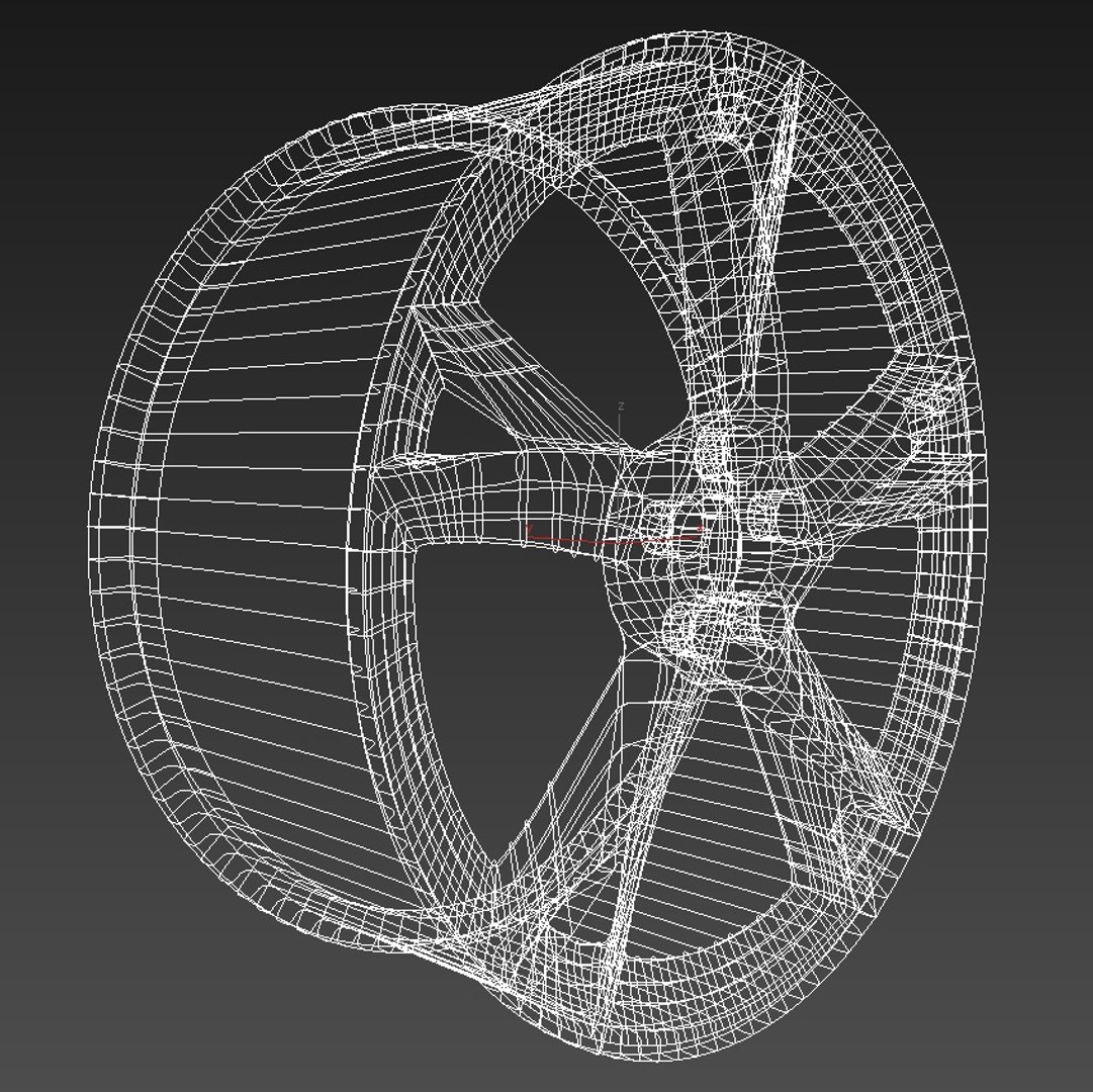 3D Car Rim Model - TurboSquid 1238845