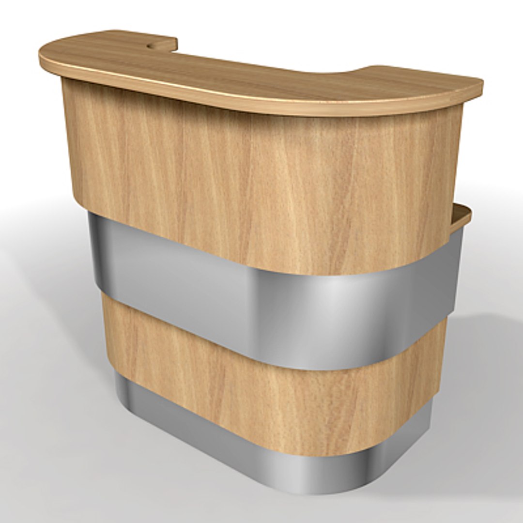 Reception Desk 3d Model
