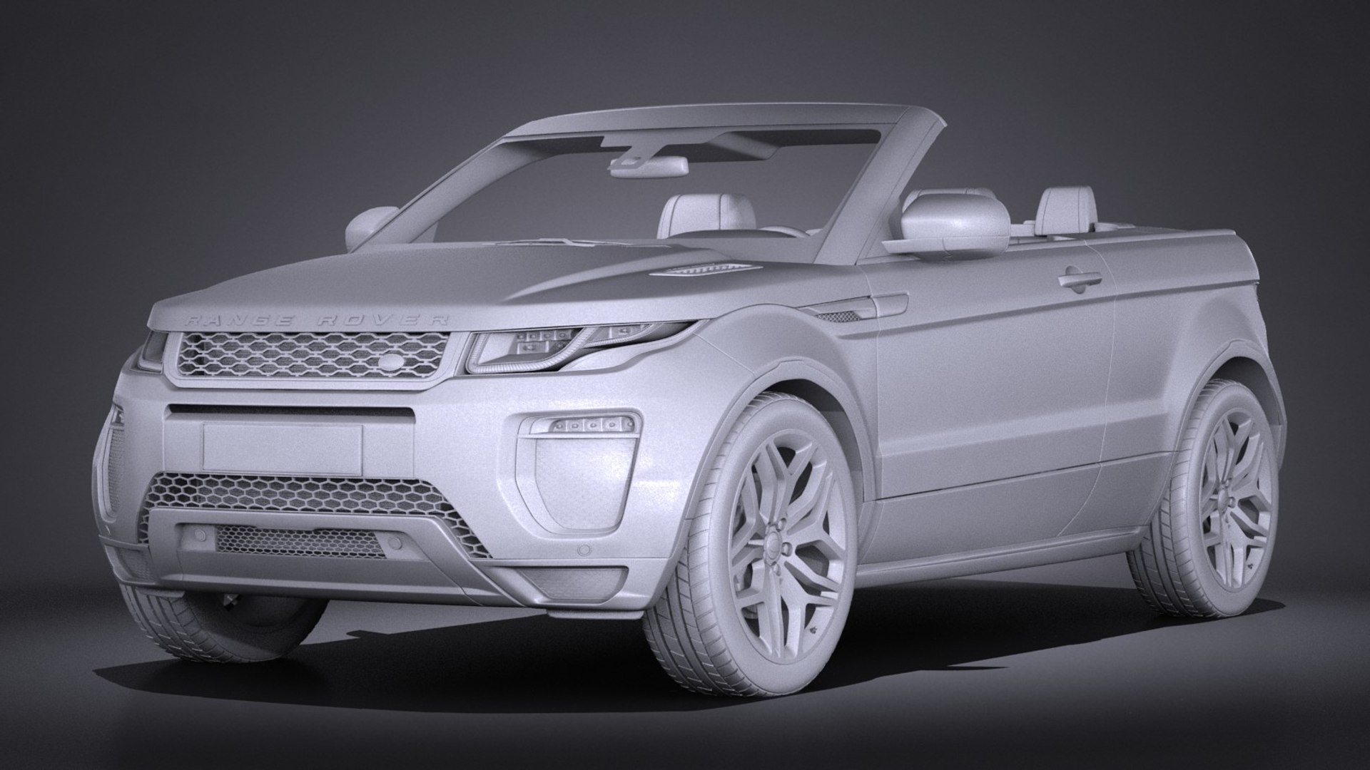 3d Model Land Rover Range