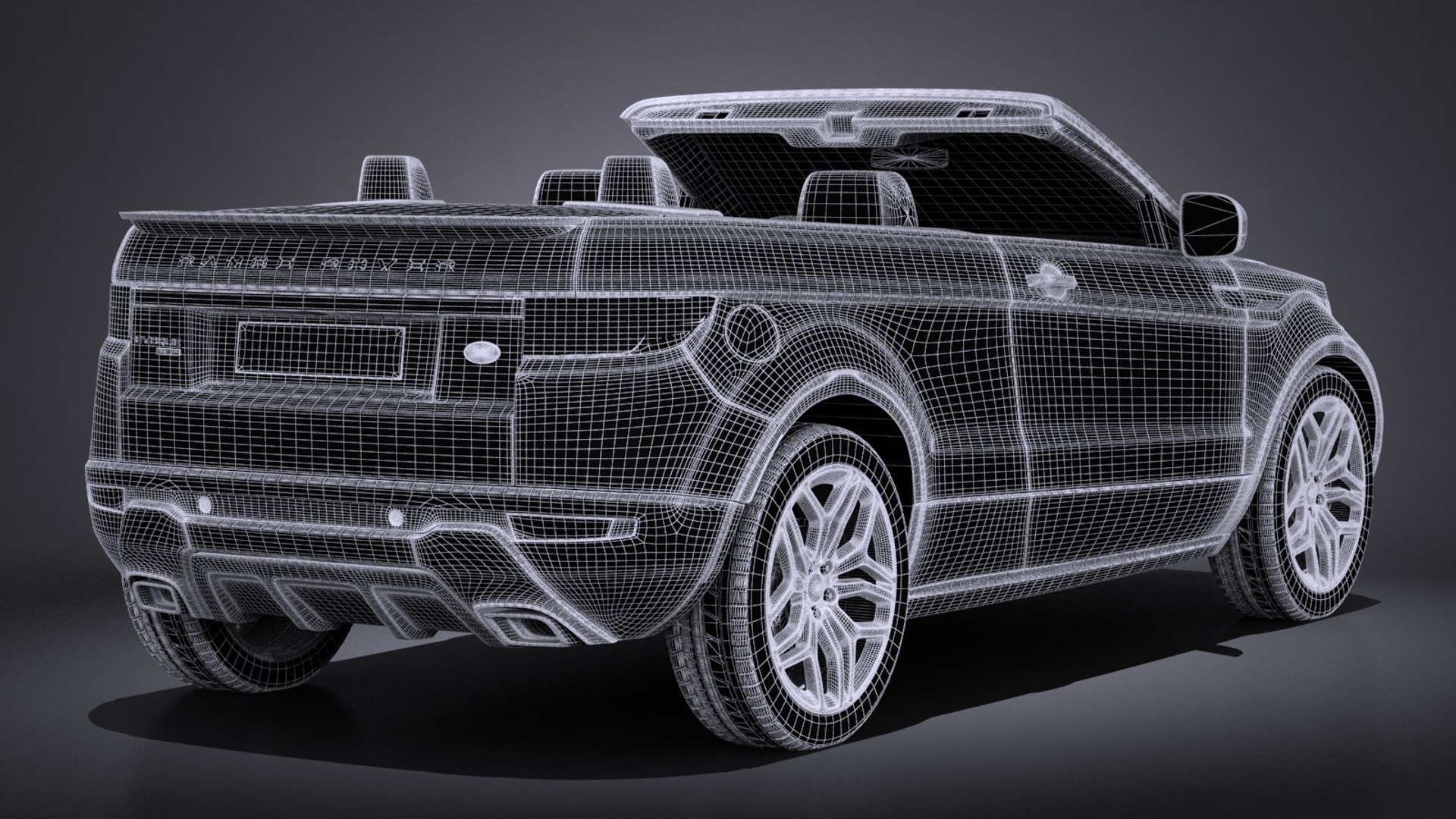 3d Model Land Rover Range