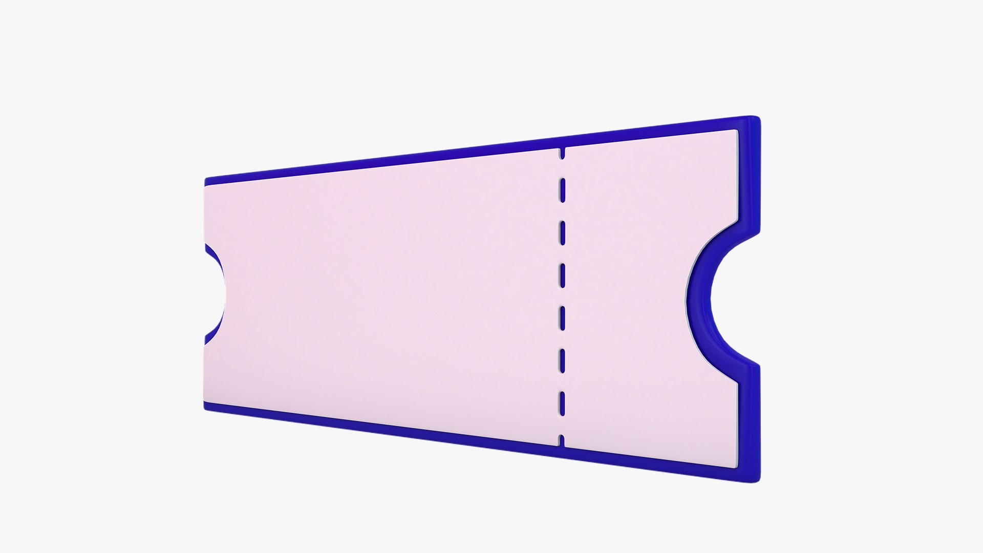 Ticket Paper 3D Model - TurboSquid 1905382