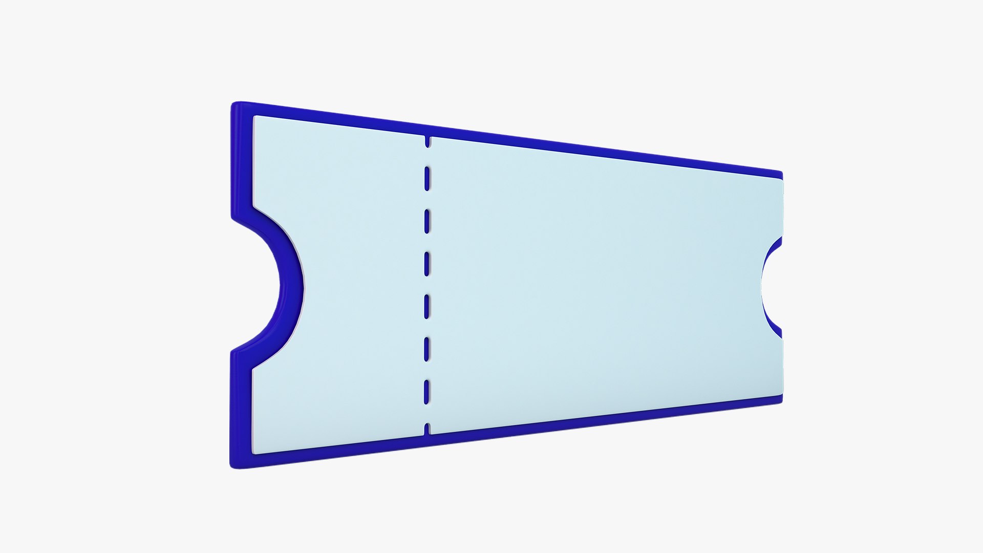 Ticket Paper 3D Model - TurboSquid 1905382