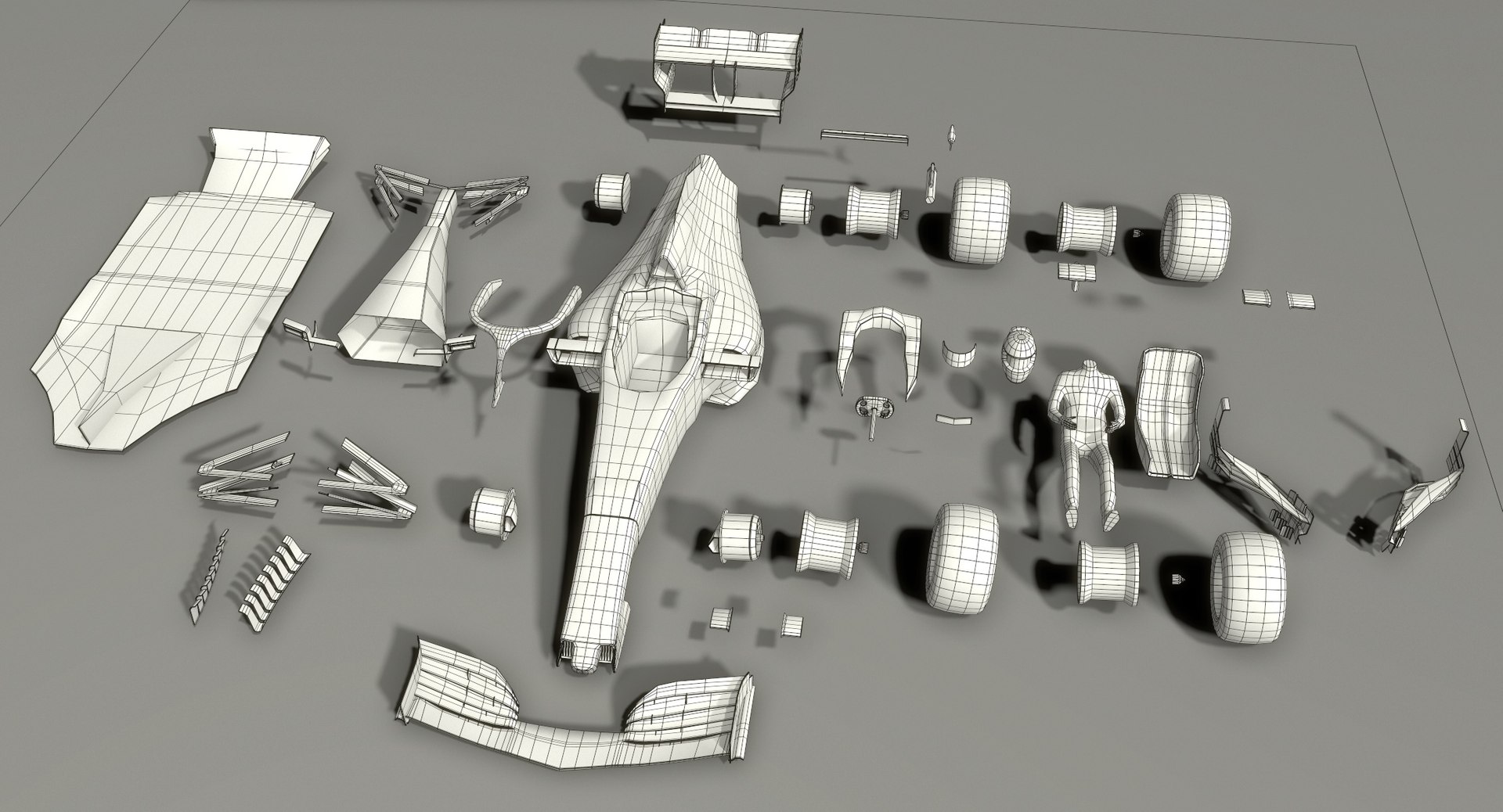 Haas f1 team formula 1 model - TurboSquid 1525381