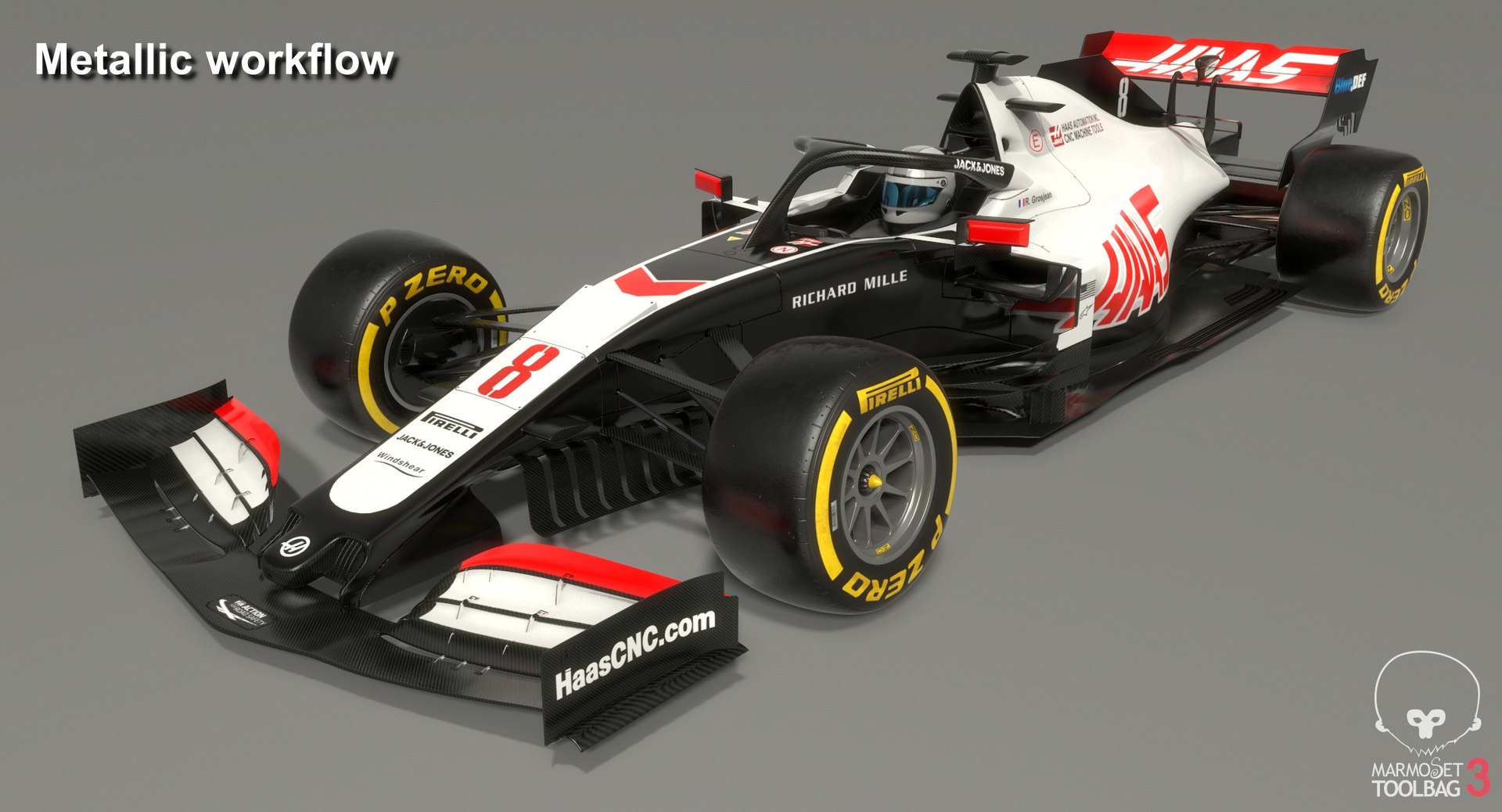Haas f1 team formula 1 model - TurboSquid 1525381