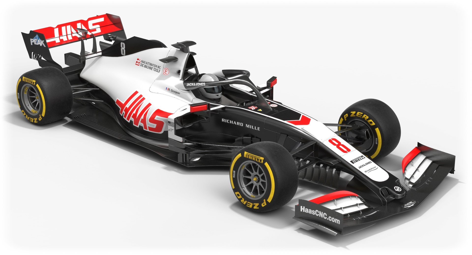 Haas f1 team formula 1 model - TurboSquid 1525381