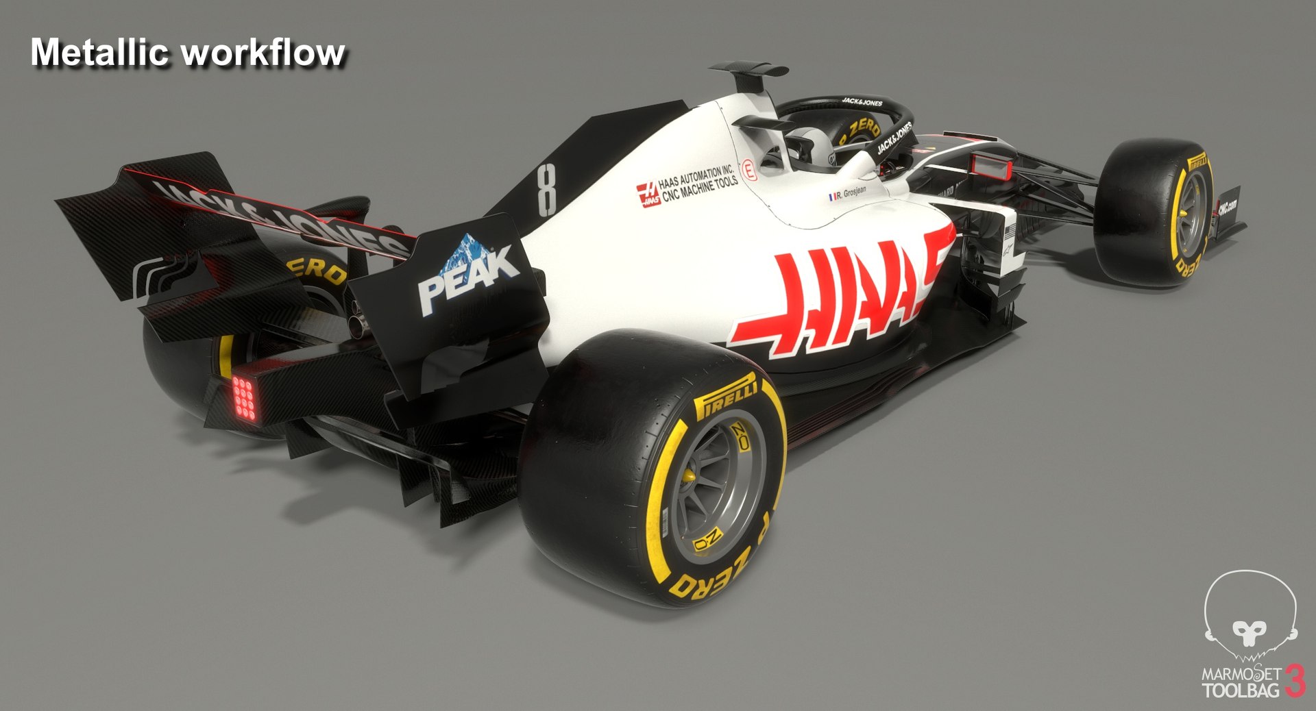 Haas f1 team formula 1 model - TurboSquid 1525381