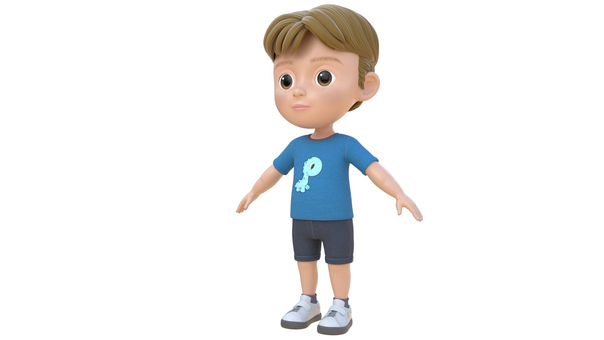Julian Cartoon Character Model 3D Model - TurboSquid 1915041