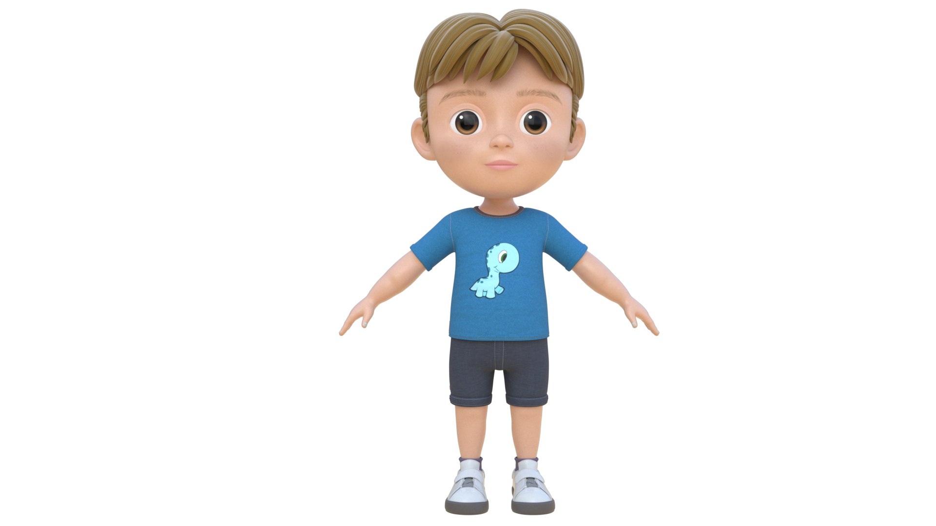 Julian Cartoon Character Model 3D Model - TurboSquid 1915041