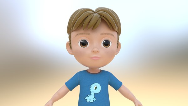 Julian cartoon character Model 3D model - TurboSquid 1915041