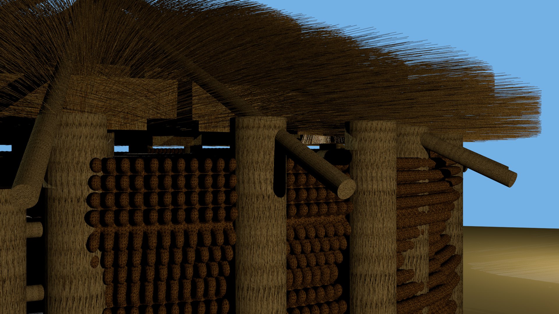 3D Africa Hut Model - TurboSquid 1203972