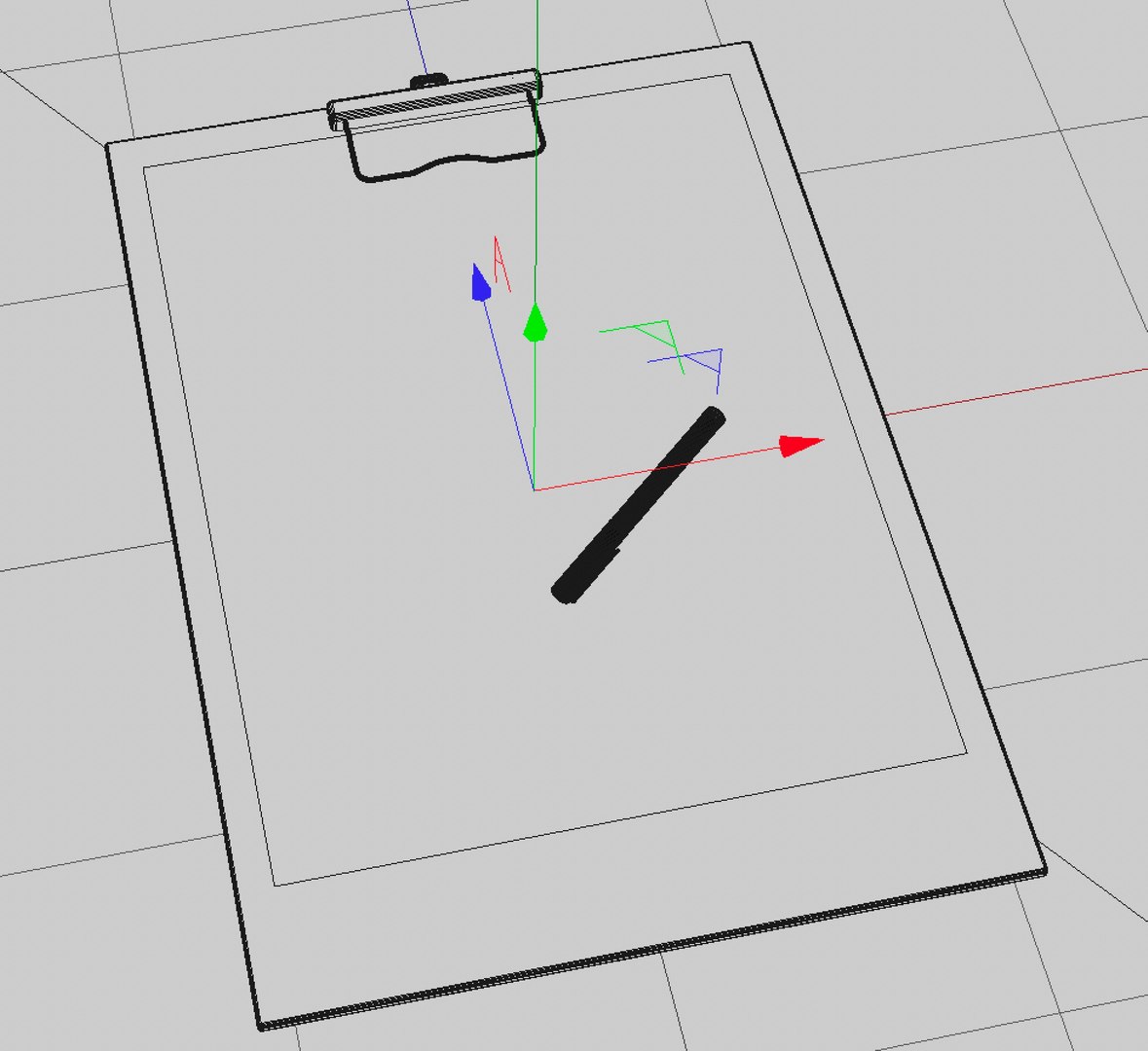 Writing tablet 3D model - TurboSquid 1344543