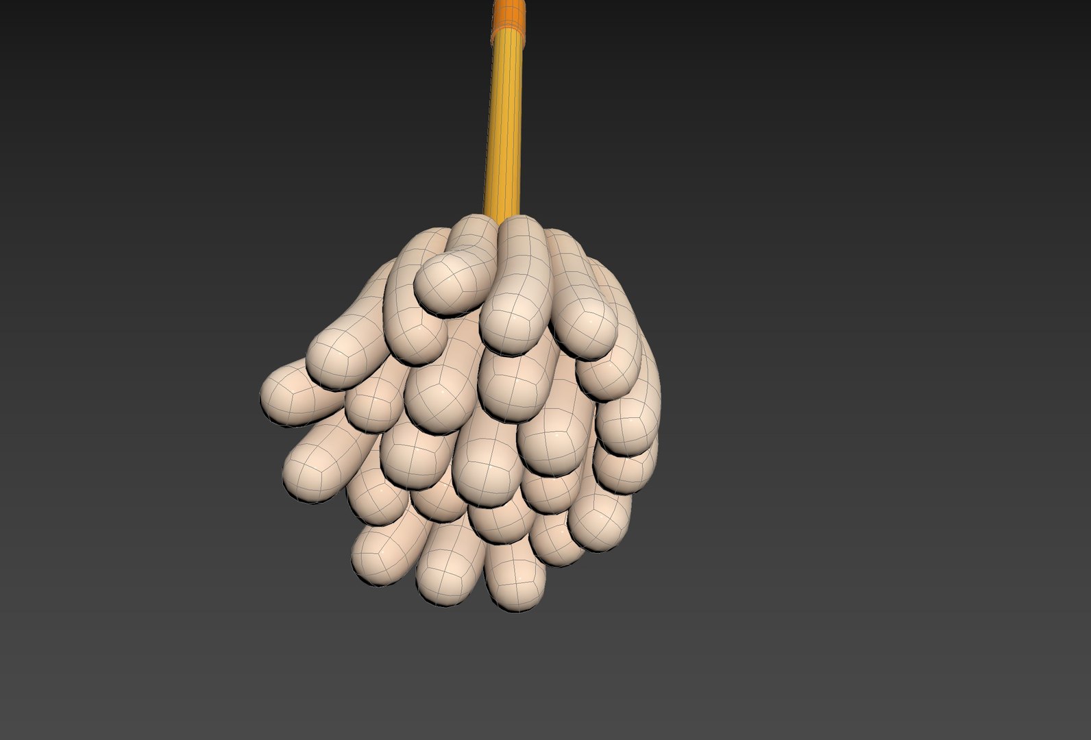 Cartoon Mop 3D Model - TurboSquid 2253455